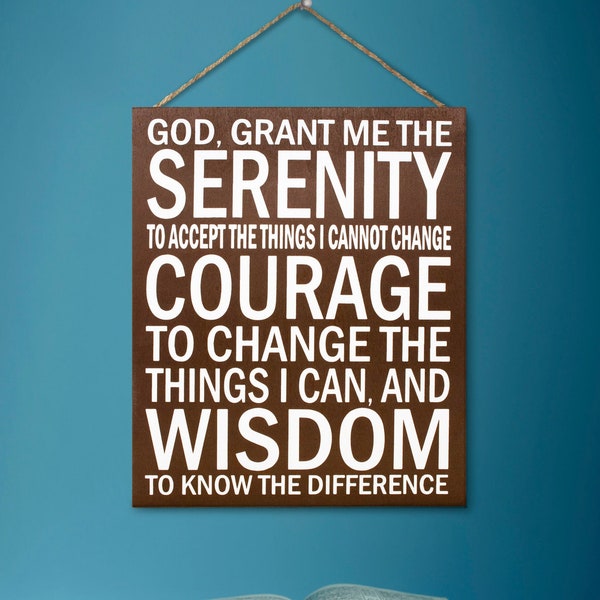 Serenity Sign - Etsy