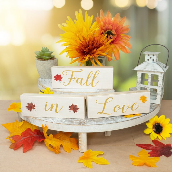 Wooden Fall Blocks - Etsy
