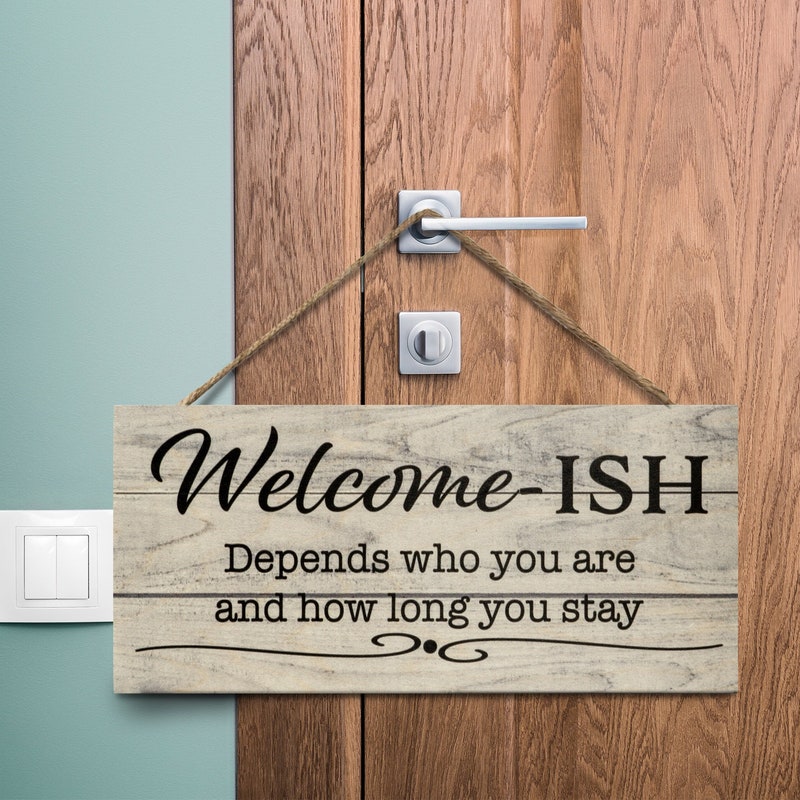 Funny Welcome Sign - Etsy
