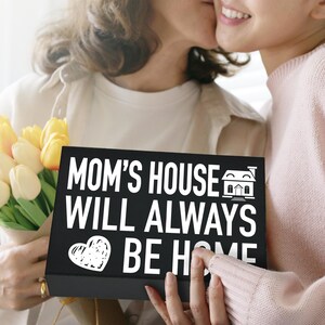 Mom's House Will Always Be Home Sign – Sentimental Mother’s Day Gift ...