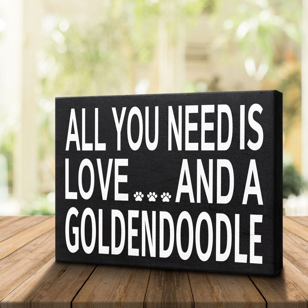 Goldendoodle Gift for Goldendoodle Moms, Goldendoodle Decor ...
