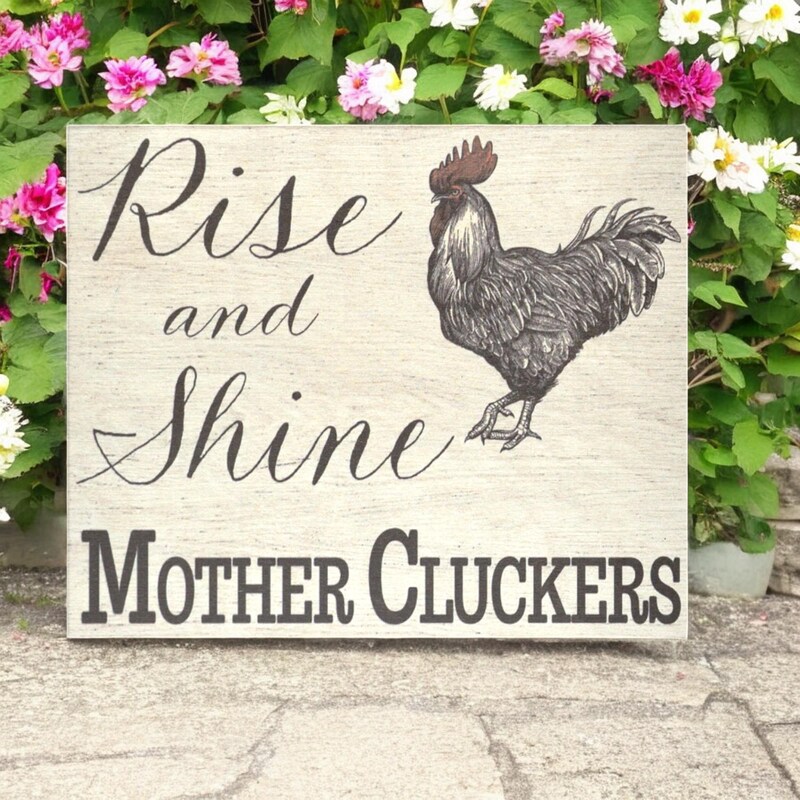 Funny Chicken Sign - Etsy