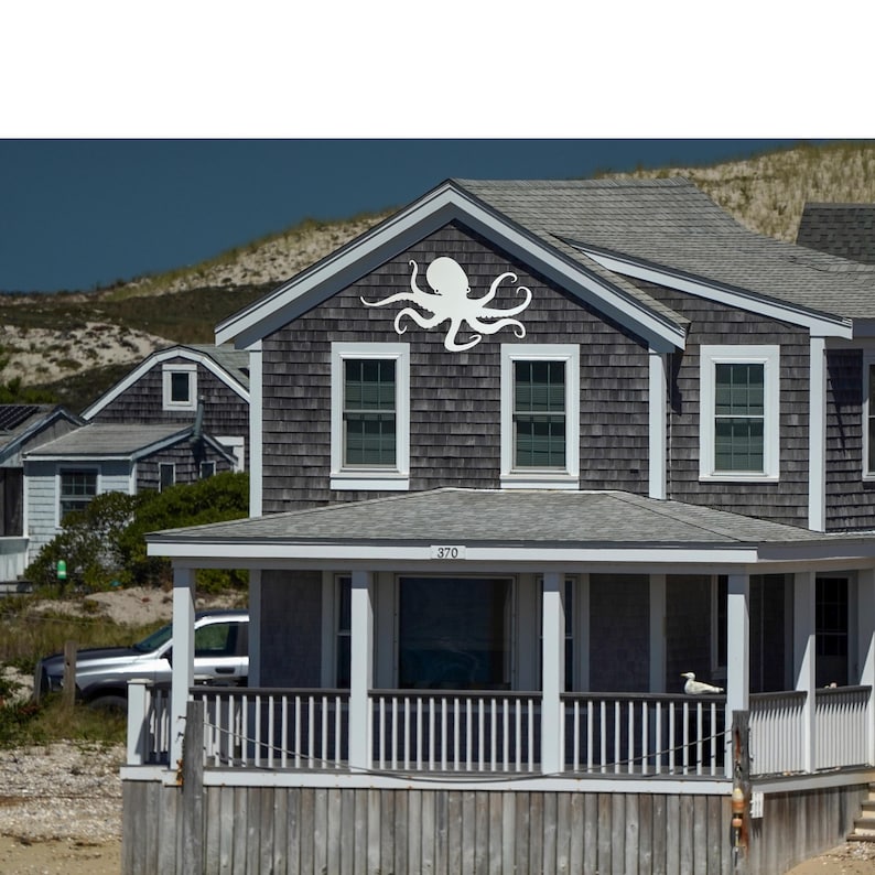 Outdoor Octopus Wall Art: Durable PVC Coastal Decor - Etsy