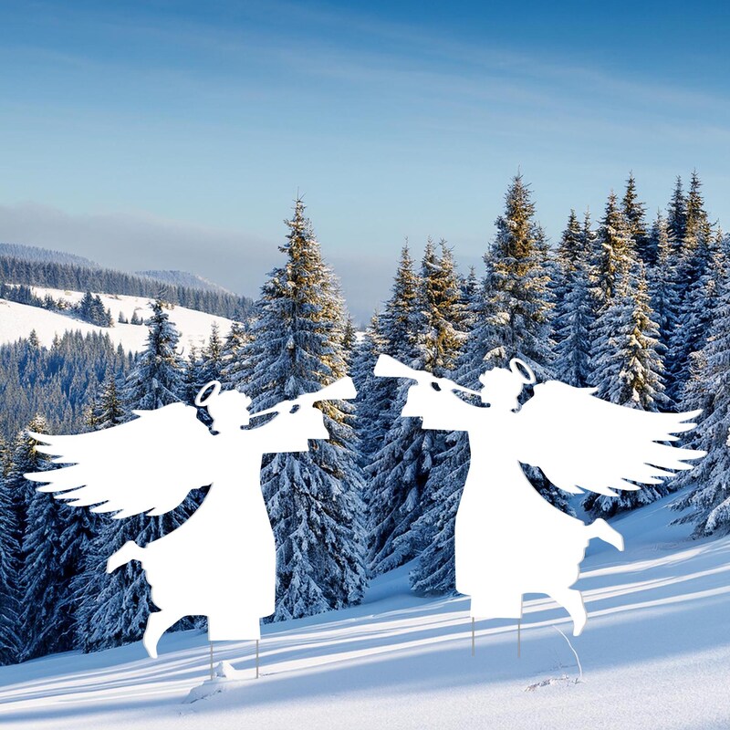 Outdoor Christmas Angel Decorations - Etsy