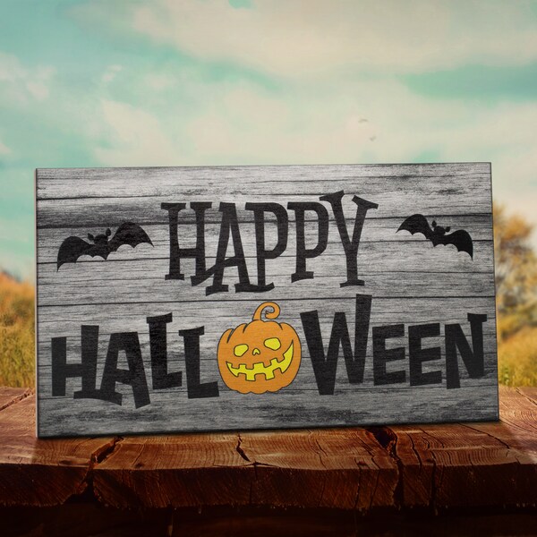 Happy Halloween Sign - Etsy