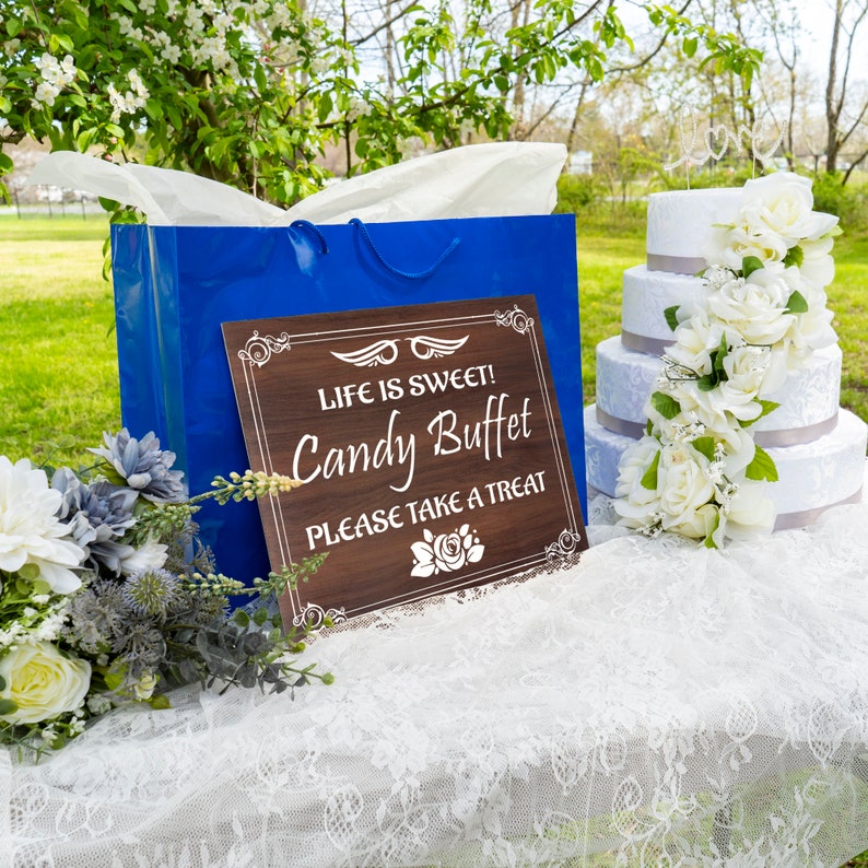 Candy Buffet Sign Candy Buffet Table Sign Wedding Decor - Etsy