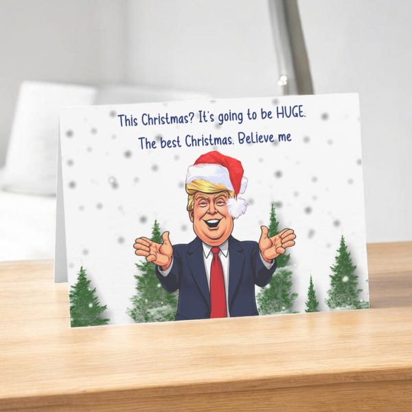 Trump Greeting Card - Etsy
