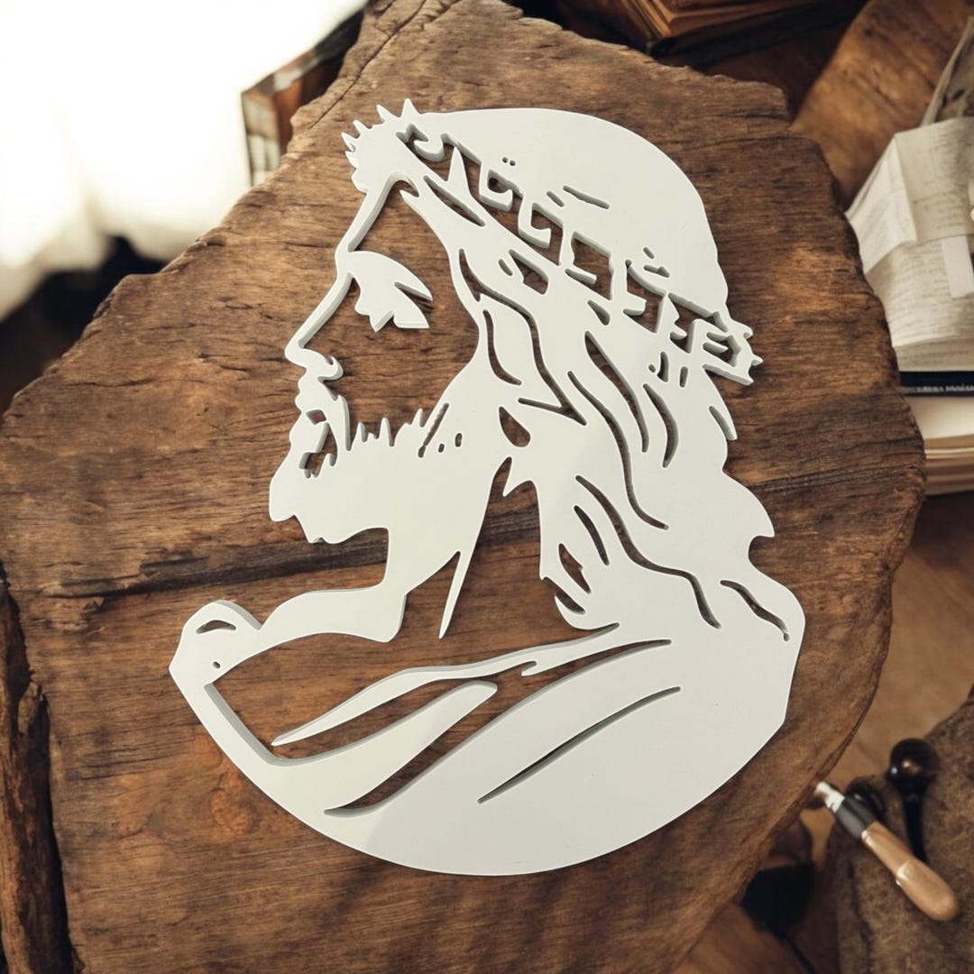 Outdoor Jesus Sign PVC, CNC Routed Religious Decor, Inspirational Faith ...