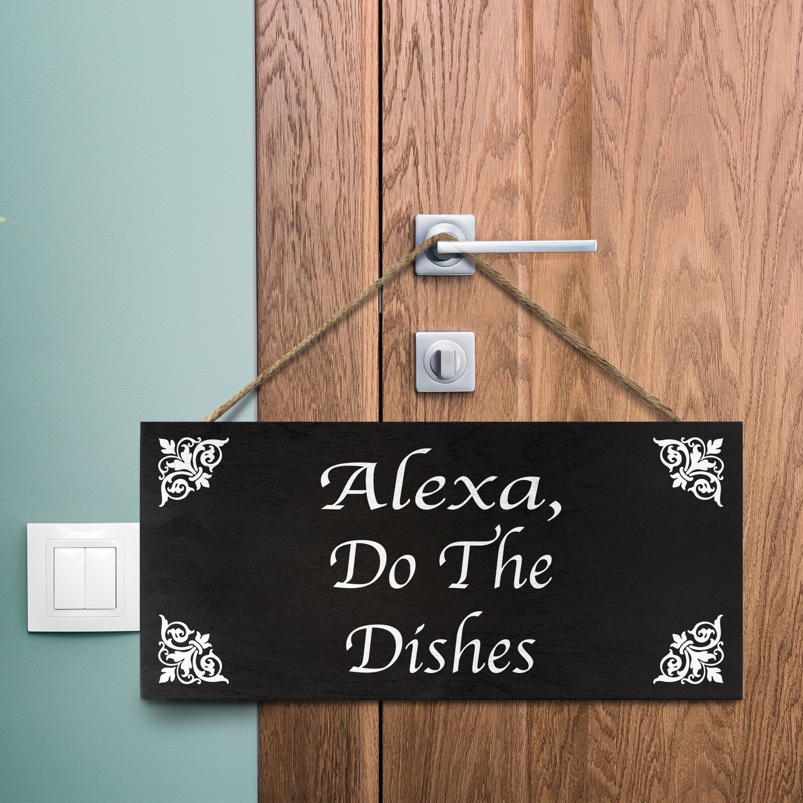 Alexa Do the Dishes Sign Kitchen Decor Alexa Kitchen Signs - Etsy