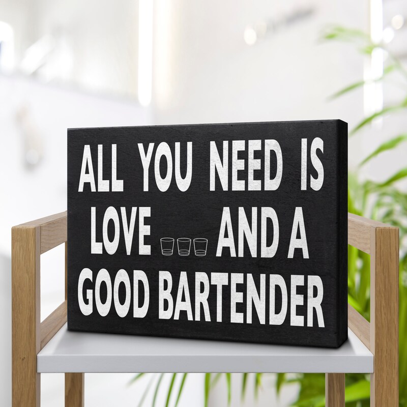Bartender Sign - Etsy