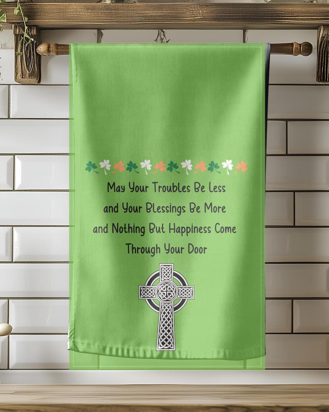 Celtic Blessing Tea Towels, Irish Home Decor, Kitchen Gifts, St ...