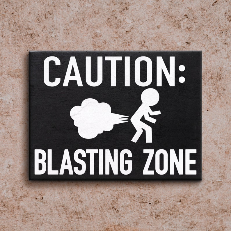 Funny Farting Sign Farting Gifts Funny Bathroom Signs - Etsy