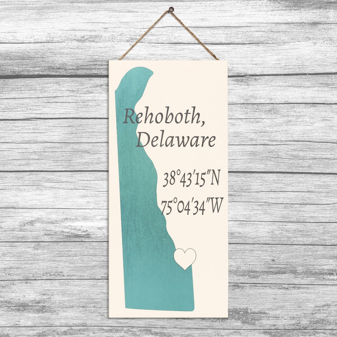 Rehoboth Beach Delaware Gifts Rehoboth Beach Sign Delaware - Etsy