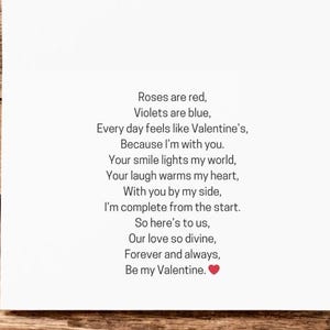 Funny Valentines Day Card, Cheesy or Corny Love Note and Poem, Love ...