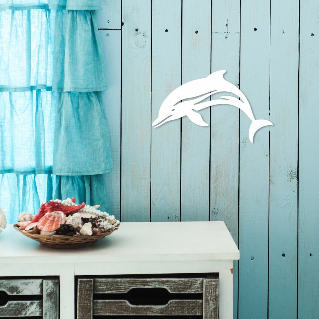 Dolphin House Sign, Indoor and Outdoor PVC, Dolphin Decor, Beach House ...