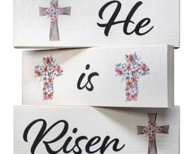 Easter Tiered Tray Decor Religious Easter Tier Decor Tier Tray Decor ...