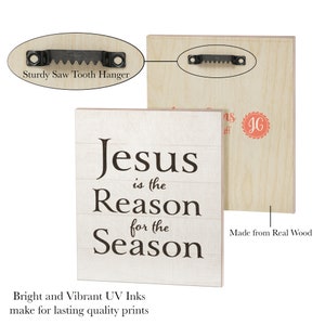 Jesus is the Reason for the Season - Inspirational Jesus Sign ...