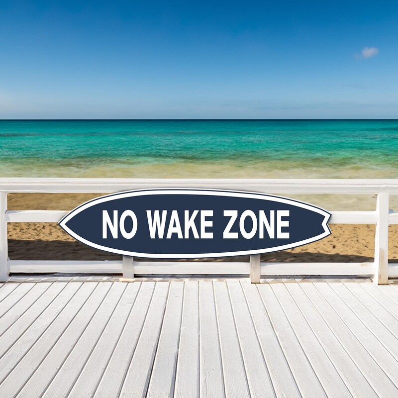 Wake at the Lake Sign - Etsy