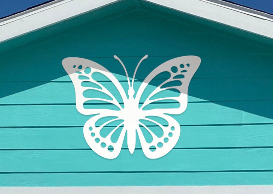 Outside Butterfly House Sign Decoration, Made of PVC for Inside Outside ...