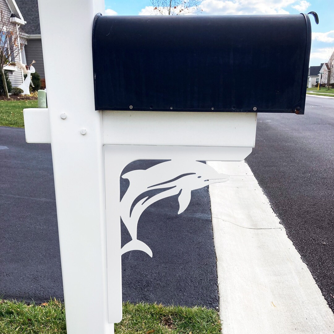 Dolphin Mailbox Decoration and Porch Decoration, Mailbox Decor, Weather ...