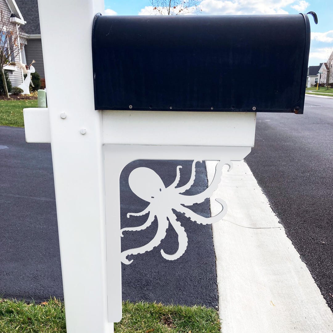 Octopus Mailbox Bracket: Weather Resistant Beach House Decor - Etsy
