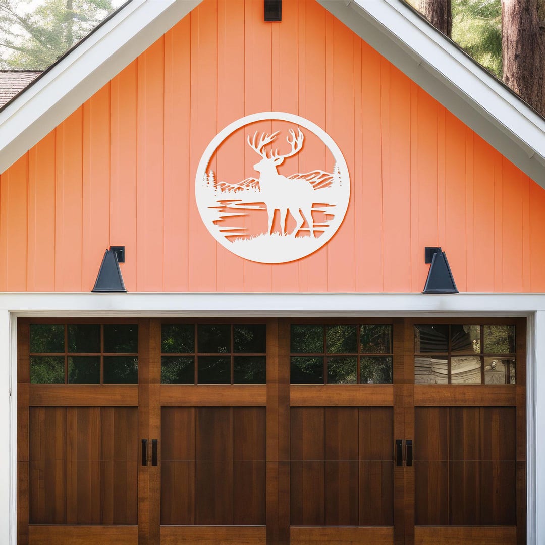 Outdoor Deer Wall Art, Deer Signs for Cabin, Lodge, or Rustic Home ...