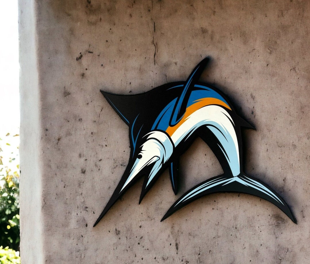 Marlin Wooden Sign, Marlin Wall Art, Marlin Fish Gift Ideas, Fishing ...