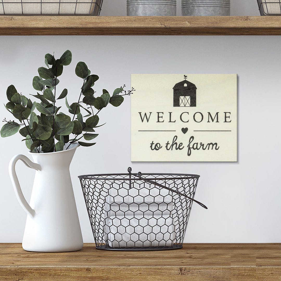 Welcome to the Farm Wooden Sign, Farmhouse Decor, Farm Signs, Farm ...