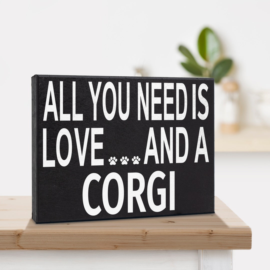 Corgi Gifts for Corgi Moms Corgi Decor Corgi Sign Wall - Etsy Ireland