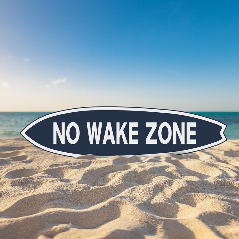 Wake at the Lake Sign - Etsy