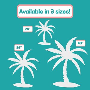 Weatherproof PVC Palm Tree Wall Art: Coastal Beach House Decor - Etsy