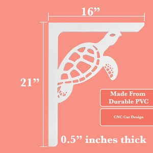 Turtle Mailbox Bracket, Front Porch Decoration, Mailbox Decor, Beach ...