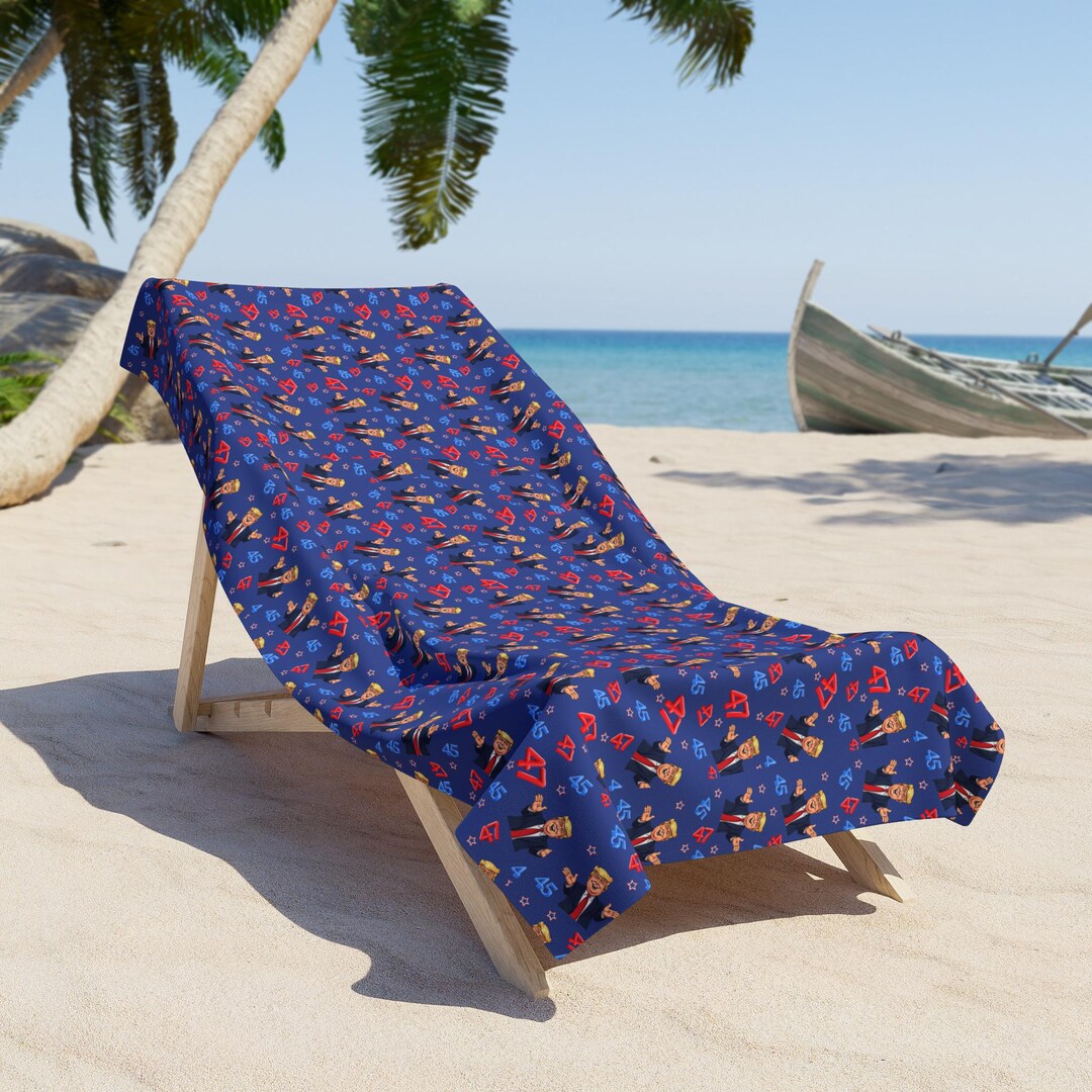 Donald Trump Beach Towel - Vibrant Pool Towel, Quick-dry Summer ...
