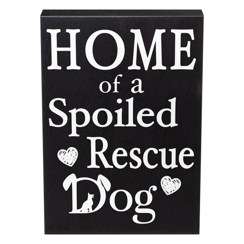 Rescue Dog Sign - Etsy
