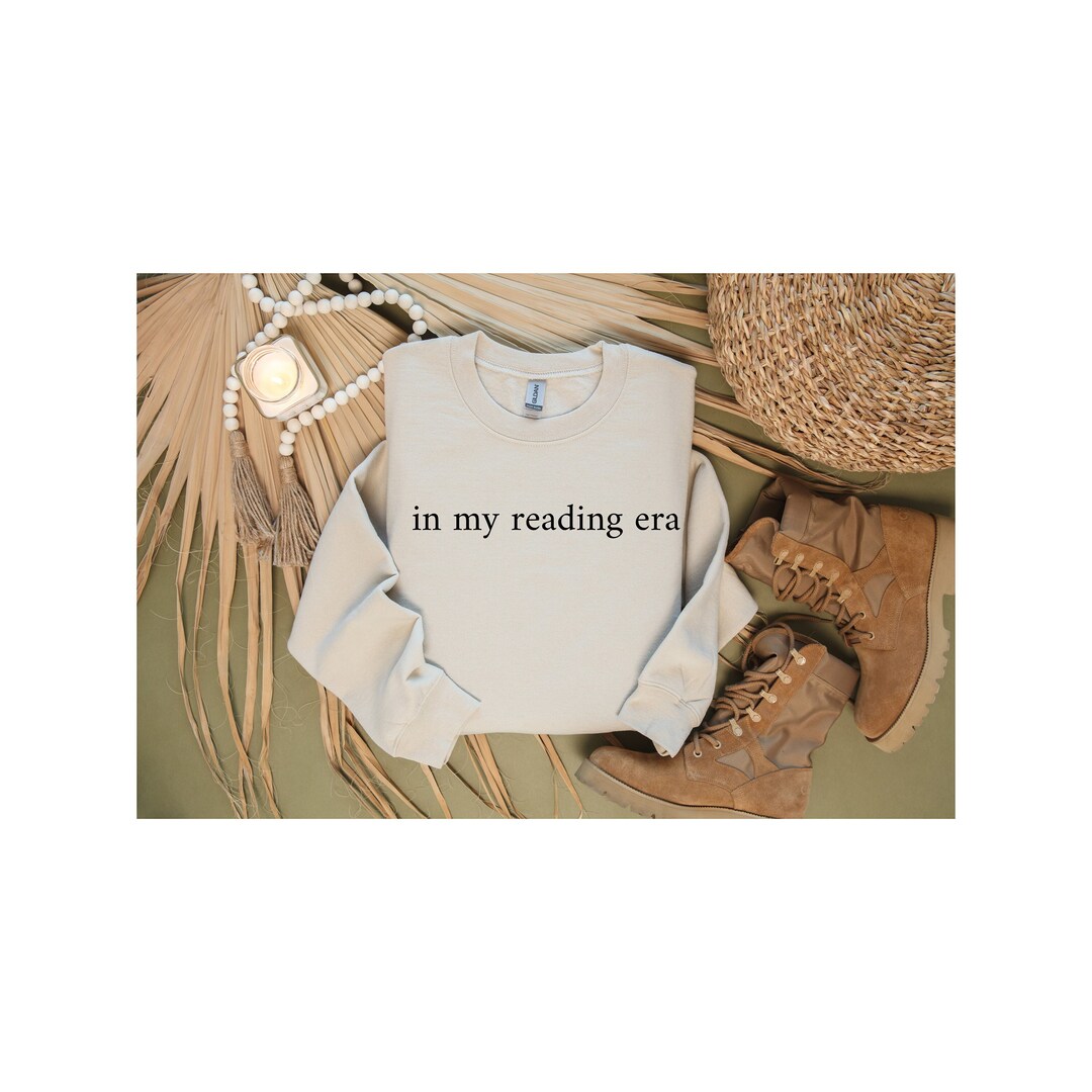 In My Reading Era Book Lover Shirt, Book Fanatic Crewneck Sweatshirt ...