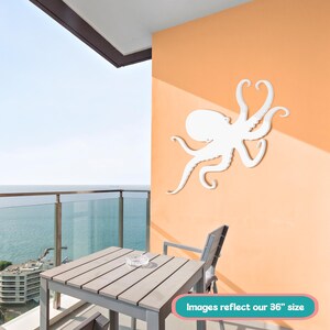 Outdoor Octopus Wall Art: Durable PVC Coastal Decor - Etsy