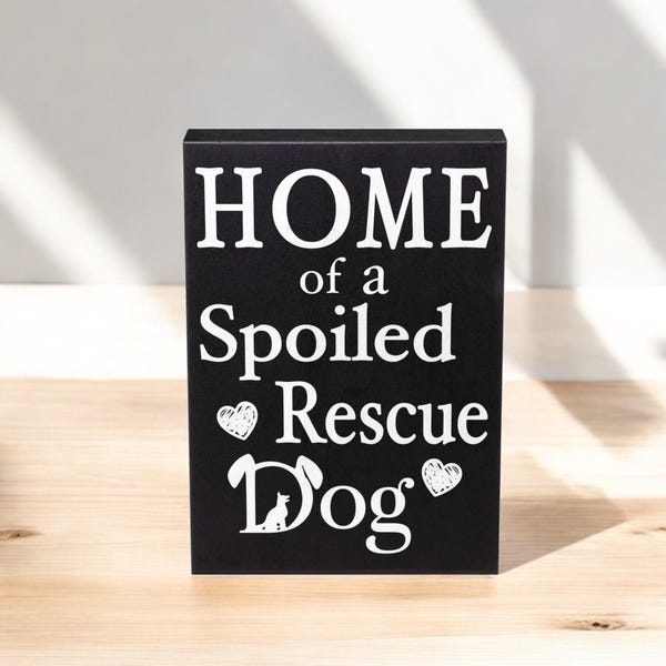 Rescue Dog Sign - Etsy