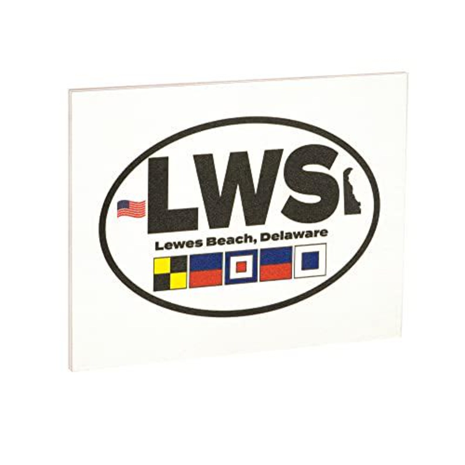 Lewes Delaware Nautical Flags Wood Sign: Coastal Home Decor - Etsy