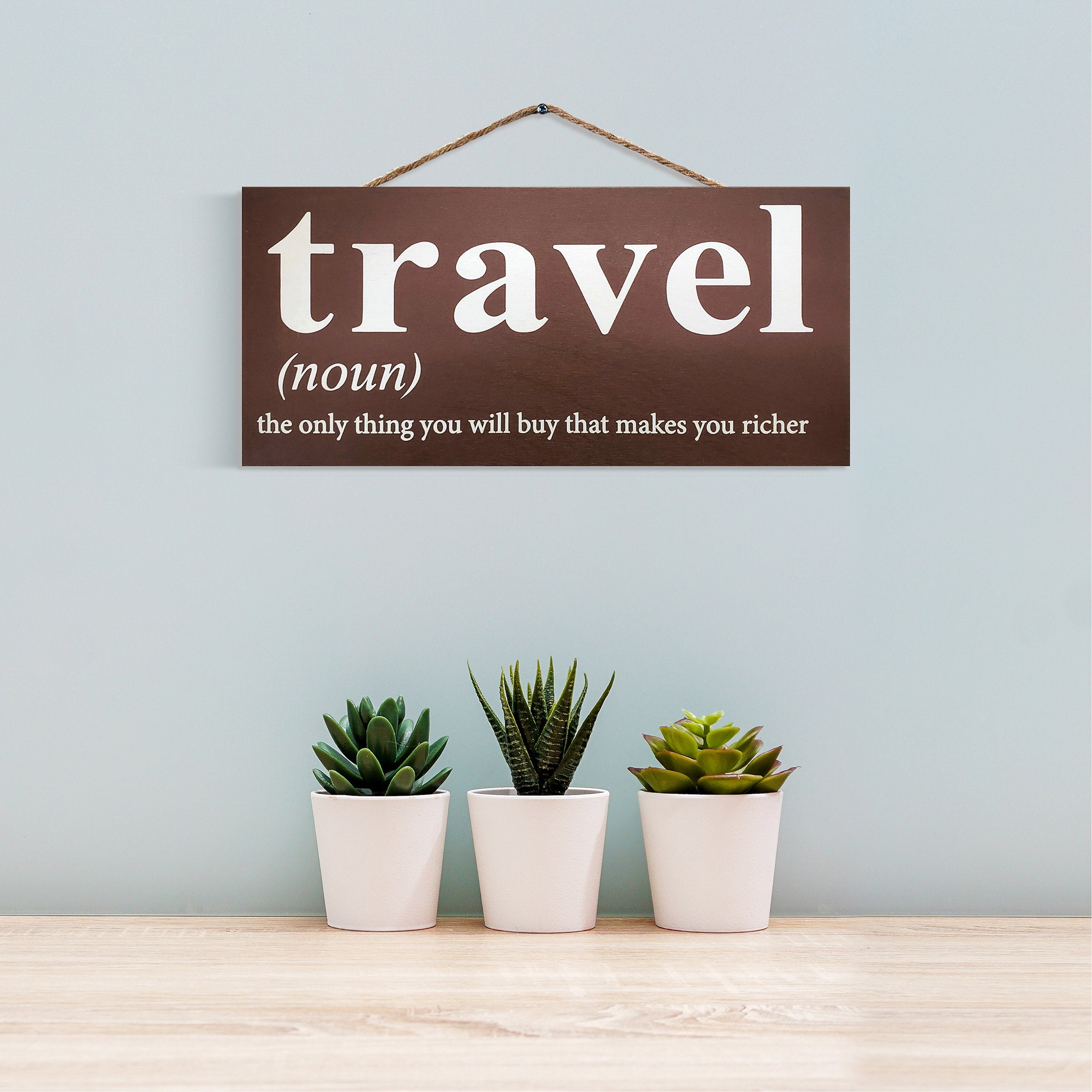 JG Travel Sign Travel Wood Gift Sign Travel Wall Decor | Etsy