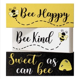 Bumble Bee Decor Bee Decorations Bee Happy Be Kind Sweet - Etsy