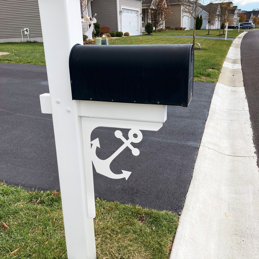 Anchor Mailbox Bracket Porch Corner Decor for Indoor and Outdoors ...