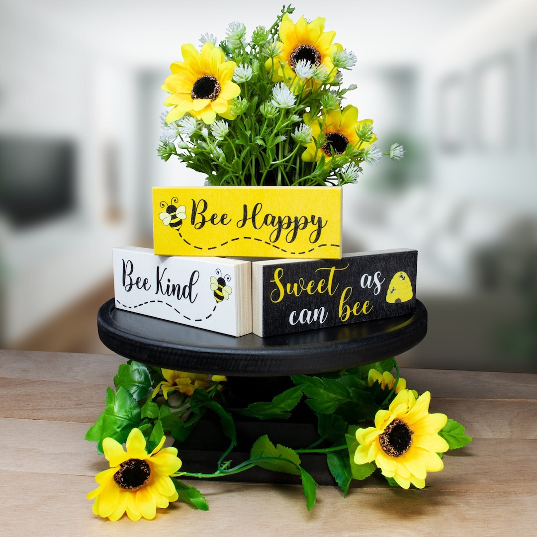 Bumble Bee Decor Bee Decorations Bee Happy Be Kind Sweet - Etsy