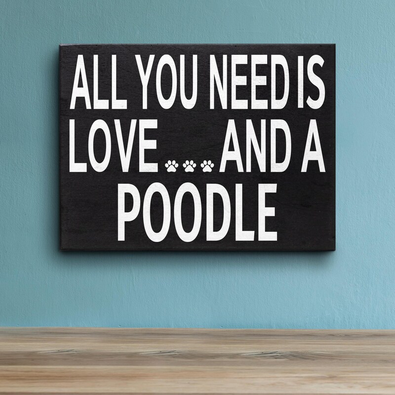 Poodle Sign - Etsy