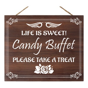 Candy Buffet Sign Candy Buffet Table Sign Wedding Decor - Etsy