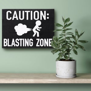 Funny Farting Sign, Farting Gifts, Funny Bathroom Signs, Bathroom Humor ...