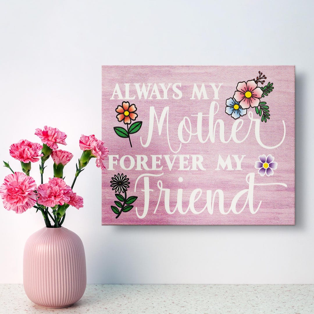 Rustic Wood Mother Daughter Sign: Sentimental Farmhouse Decor - Etsy