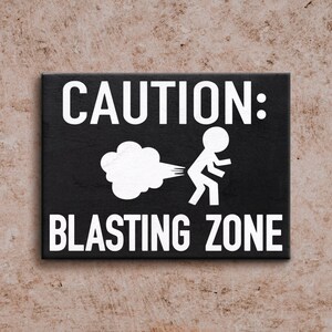 Funny Farting Sign, Farting Gifts, Funny Bathroom Signs, Bathroom Humor ...