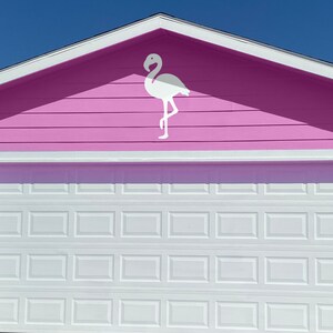 Flamingo Outside House Decoration and Sign, Flamingo Exterior PVC Decor ...