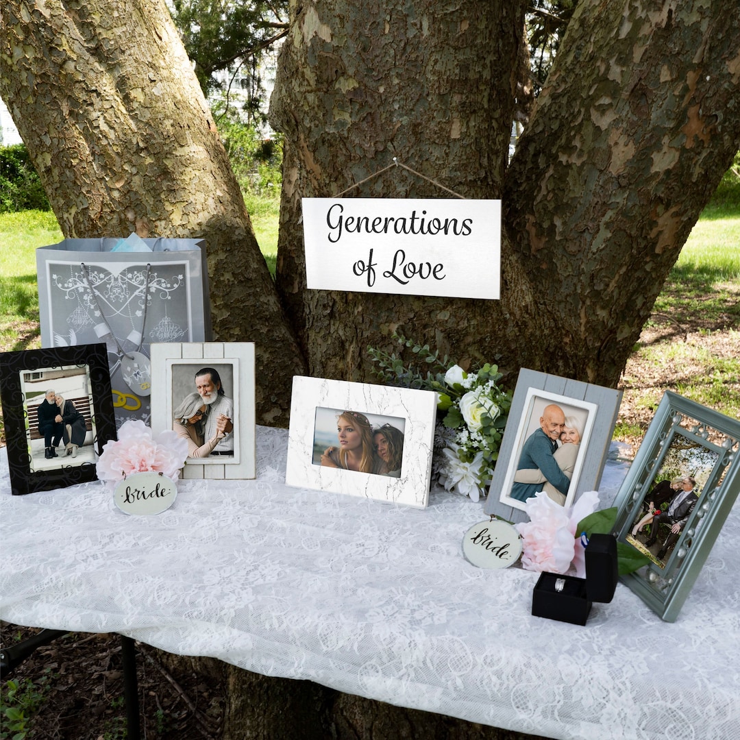 Generations of Love Wedding Sign Wedding Memorial Table - Etsy