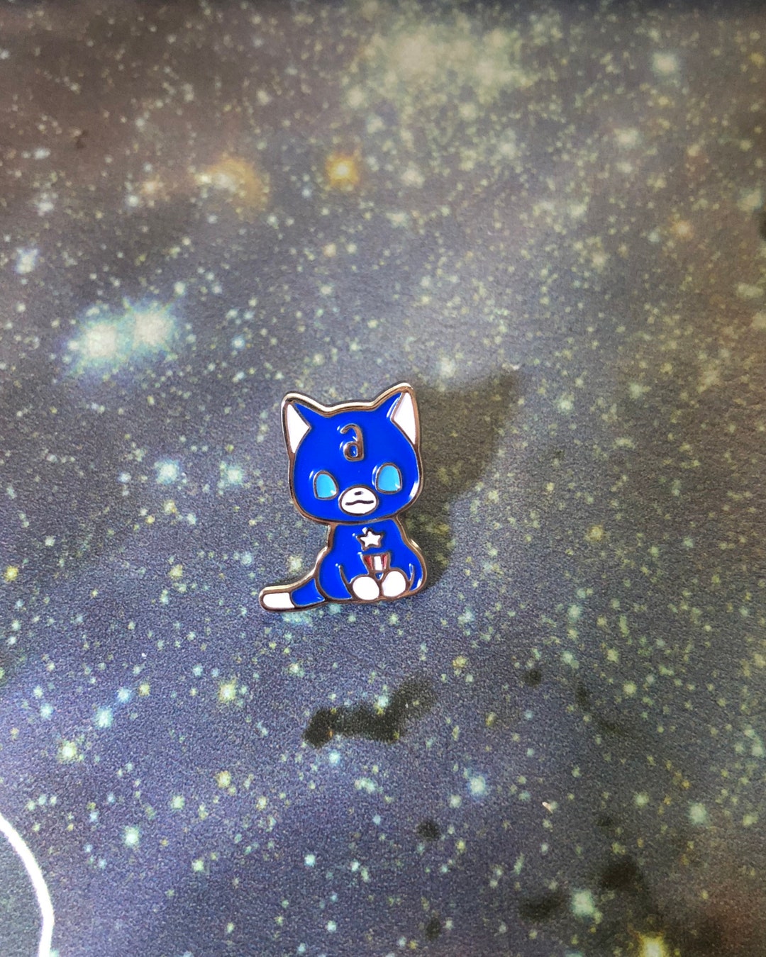 Captain-cat Enamel Pin - Etsy